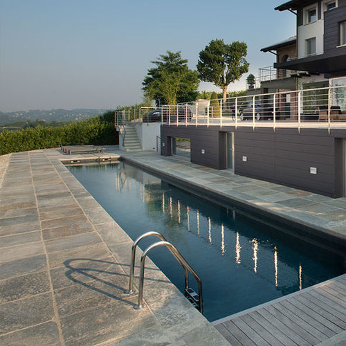 Fixed pool ladder - Piscine Acquaform - stainless steel / home / outdoor