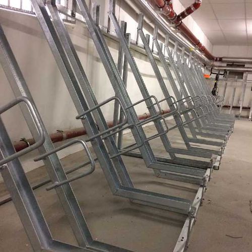 Floor-mounted bike rack - VERT-60 - NORCOR MOB.URBAIN - secure / interior
