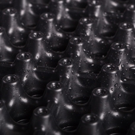 Polystyrene drainage membrane - DiaMassive-25H - DIADEM - studded ...