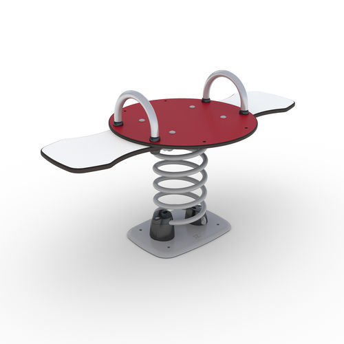 HDPE spring rocker - LADDY - HAGS Aneby AB - metal / 2-person