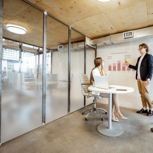 Glass decorative film - INT 132 - REFLECTIV WINDOW FILMS - window / for ...