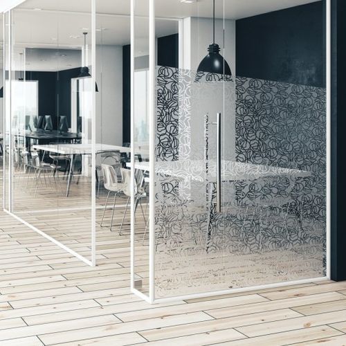 Glass decorative film - INT 790 - REFLECTIV WINDOW FILMS - window / for ...