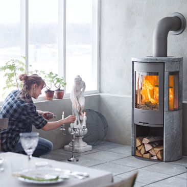 Wood heating stove - 556T STYLE - Contura - 0 - 5 kW / 7 kW / contemporary