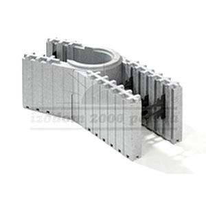 Expanded polystyrene (EPS) formwork block - MCF 0,7/25 - izodom 2000 ...