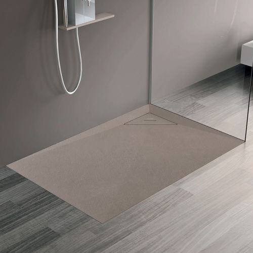 Rectangular shower tray - FORMA ANGOLO - Geromin - above floor / built ...