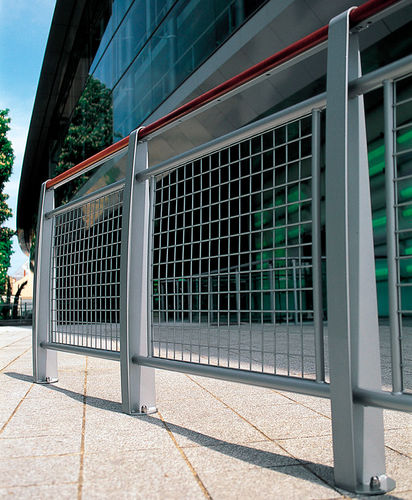 Protective barrier - DELTA - Concept Urbain - fixed / steel / stainless ...
