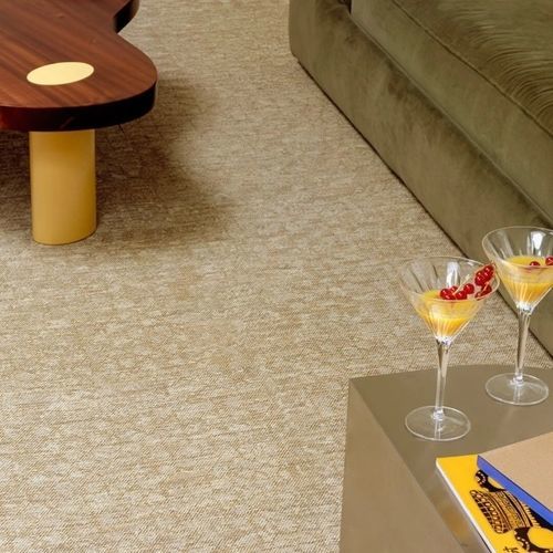 Vinyl flooring - ALHAMBRA SAND - 2TEC2 - fiberglass / sandstone / PET