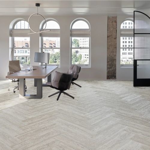 Vinyl flooring - SILVA ASH - 2TEC2 - fiberglass / interior / for living ...