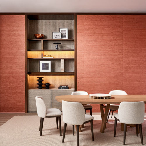 Wall-covering on non-woven backing - PURE SILK - ARTE - interior / silk ...