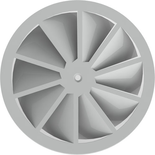 Integrated air diffuser - DFRE-P - KOOLAIR S.A - floor / square / circular