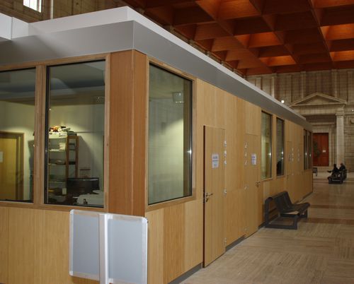 Fire-rated glass panel - VIM PYRO - Macocco - double-glazed ...