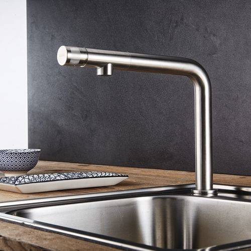 Countertop mixer tap - Lynea - Armando Vicario - stainless steel ...