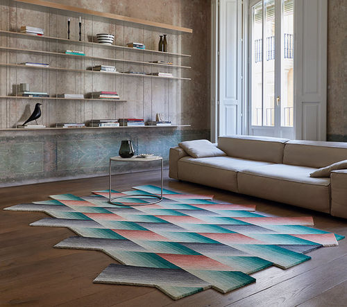 Contemporary rug - MIRAGE - GAN RUGS - patterned / New Zealand wool ...