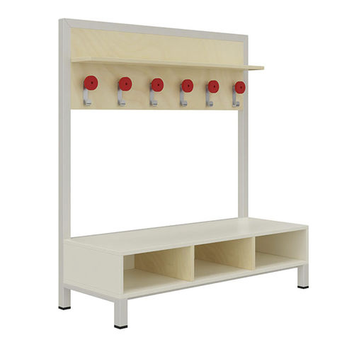 School coat rack - Spazio 0-6 - gonzagarredi - floor / contemporary / metal