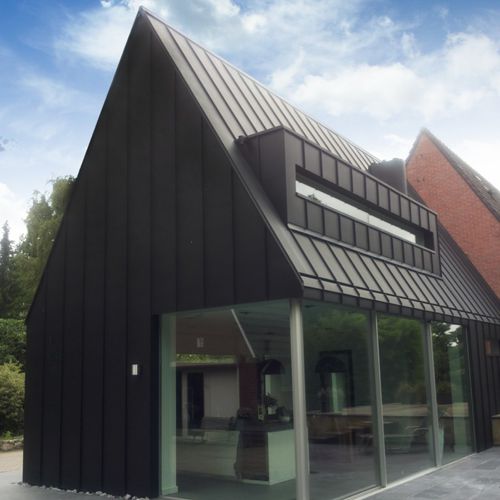 Zinc roofing - NEDZINK NOIR - NedZink - waterproof