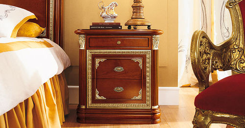 Traditional bedside table - CAPRI - Homes - wooden / rectangular / home