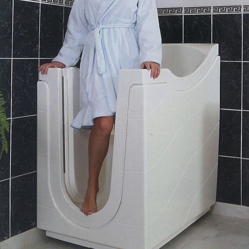 Free-standing bathtub - FIDJI - VITAL - acrylic / handicapped / walk-in