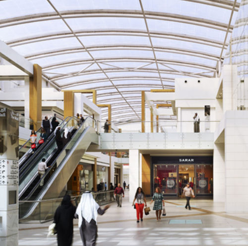 Curved roof system - THE AVENUES, KUWAIT - Vector Foiltec - metal ...