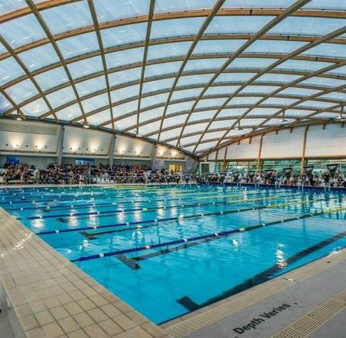 Curved roof system - COASTLANDS AQUATIC CENTRE - Vector Foiltec ...