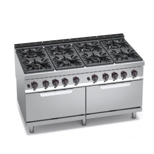 Gas range cooker - G9F8+2FG - Berto's S.p.A. - 8 burner / 2 oven ...