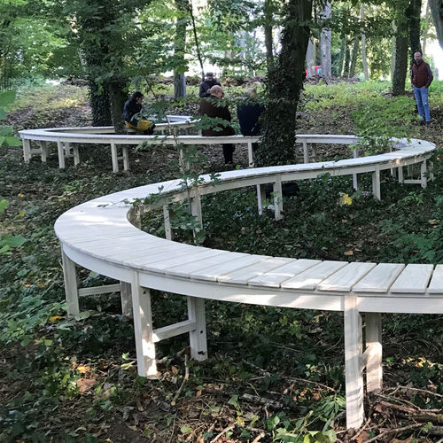 Wooden tree guard - PARKBENCH PAULINE, NETHERLANDS - Accsys ...