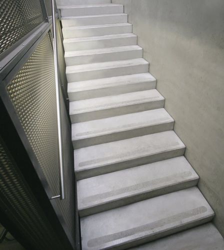 Straight staircase - EBAWE Anlagentechnik GmbH - half-turn / concrete ...