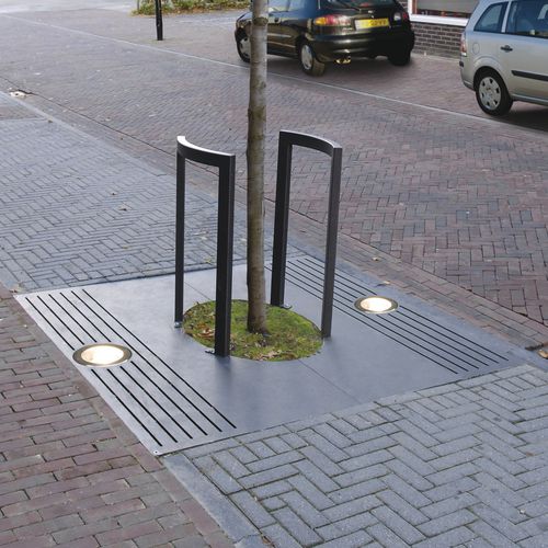Square tree grate - SCALA - VelopA - steel
