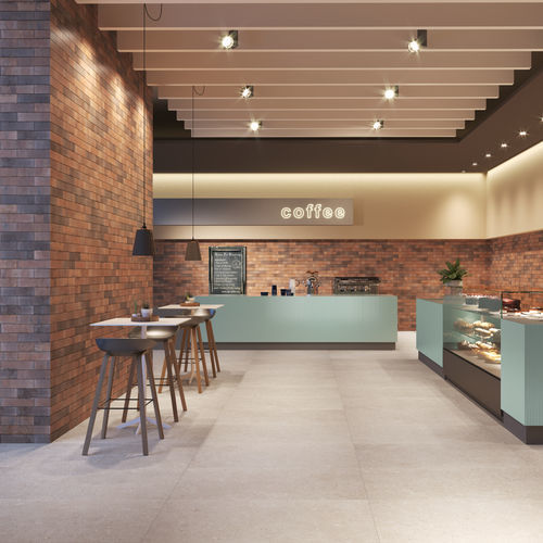 Porcelain wall cladding panel - WOODSTOCK BLEND - PORTOBELLO - indoor ...