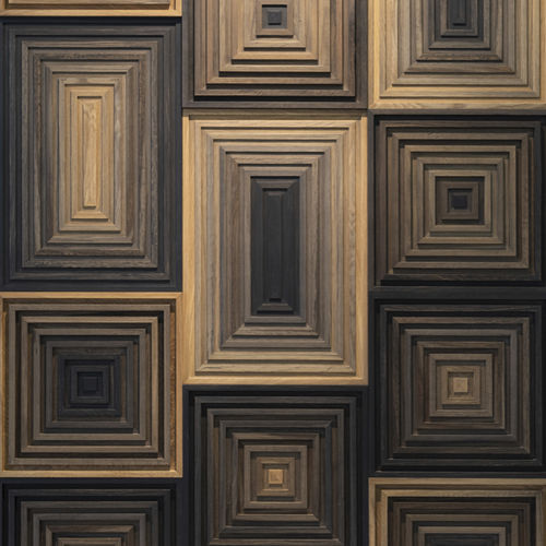 Cover decorative panel - Ledger Bog Oak - WONDERWALL STUDIOS - wall ...