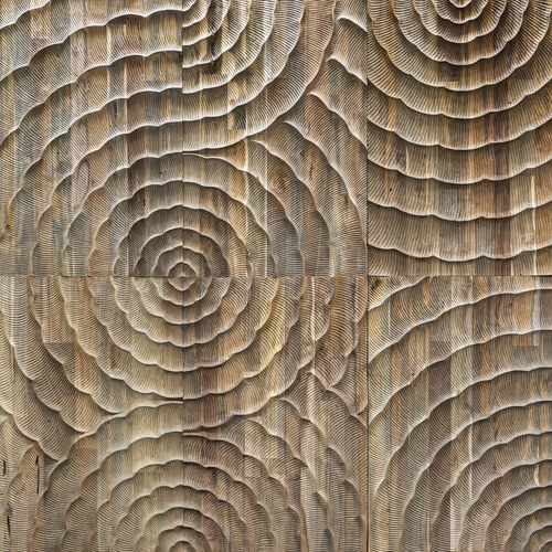 Teak decorative panel - CURRENT - WONDERWALL STUDIOS - reclaimed teak ...