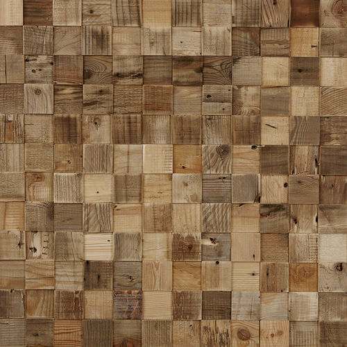 Wooden wall cladding panel - CUBE - WONDERWALL STUDIOS - indoor / glued ...