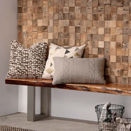 Wooden wall cladding panel - CUBE - WONDERWALL STUDIOS - indoor / glued ...