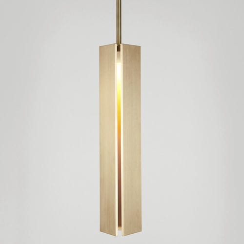 Pendant lamp - DELTA - Roll & Hill - brass / contemporary / corded