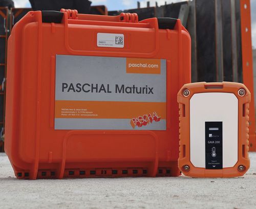 Formwork monitoring system - Maturix - PASCHAL - for civil engineering ...