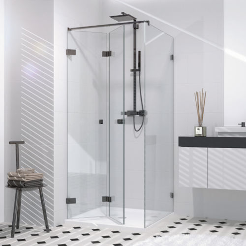 Swing shower screen - PAULI FRANCE - sliding / fixed / folding