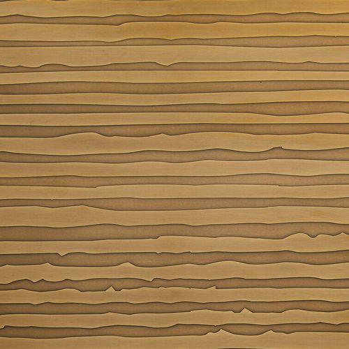 Brass wall cladding panel - BRONZE ETCHED STRIPES - POHL Metal Systems ...