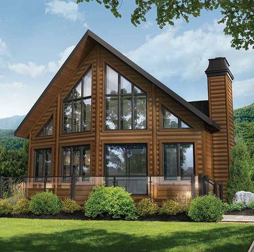 Timber Block Log Cabins Prefabricated Wooden Block Set Kubi House