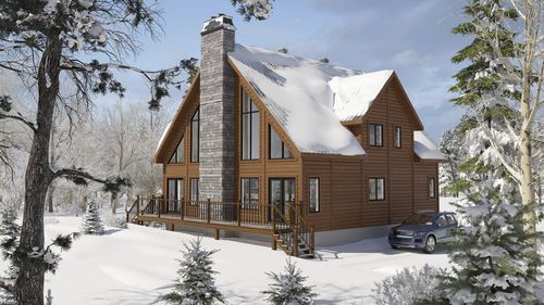 Stacked wood house - Colorado - TIMBER BLOCK - contemporary / duplex ...