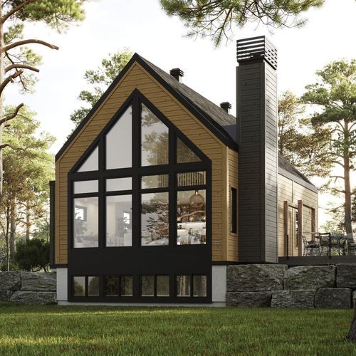 Stacked wood house - Berghaus - TIMBER BLOCK - modern / timber frame ...