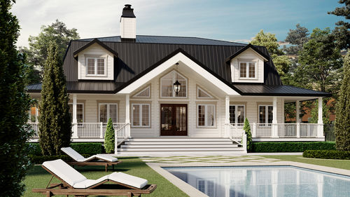 Log house - Charleston - TIMBER BLOCK - eco-friendly / traditional ...