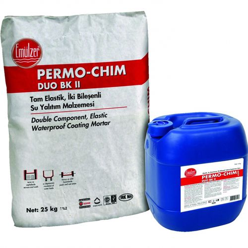 Waterproof mortar - PERMO-CHIM DUO BK 6100 - EMULZER - for concrete ...