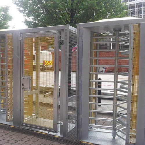 Steel turnstile - Terror Stopper PAS 68 - ZAUN FENCING - mesh