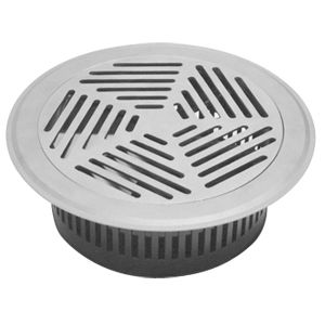Floor air diffuser - FTD - BROFER SRL - round / slot
