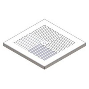 Built-in displacement air diffuser - KSP SERIES - MP3 - circular / square