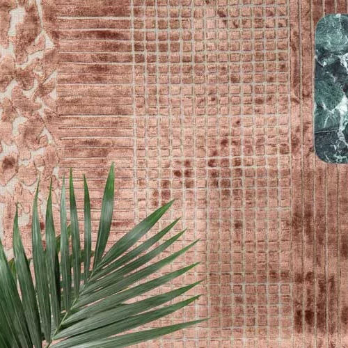 Contemporary rug - GRACELAND - Warli - patterned / wool / viscose