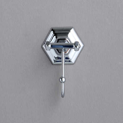Traditional robe hook - ABL203 - ABD203 - BLEU PROVENCE - chrome-plated ...