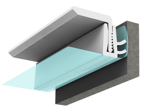 ABS fastening profile - P-CI12 - CLIPSO - stretched ceiling