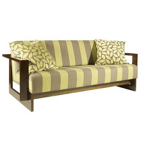 Multi-color sofa - ALVIK - ACANTO - fabric / beech / beech base