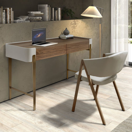 Free-standing desk - 7186 - Angel Cerdá - contemporary / wood veneer ...