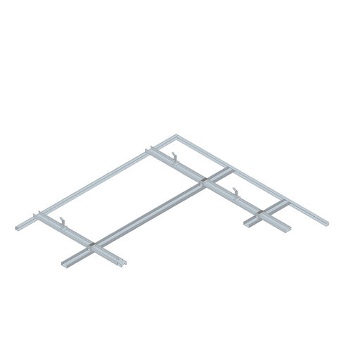 Metal fastening profile - C60 - Troldtekt A/S - stretched ceiling
